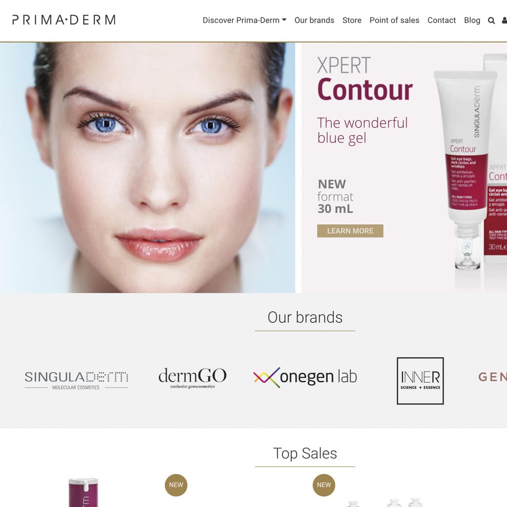 Web Prima-derm – Prima-derm ⋆ Singular Agency